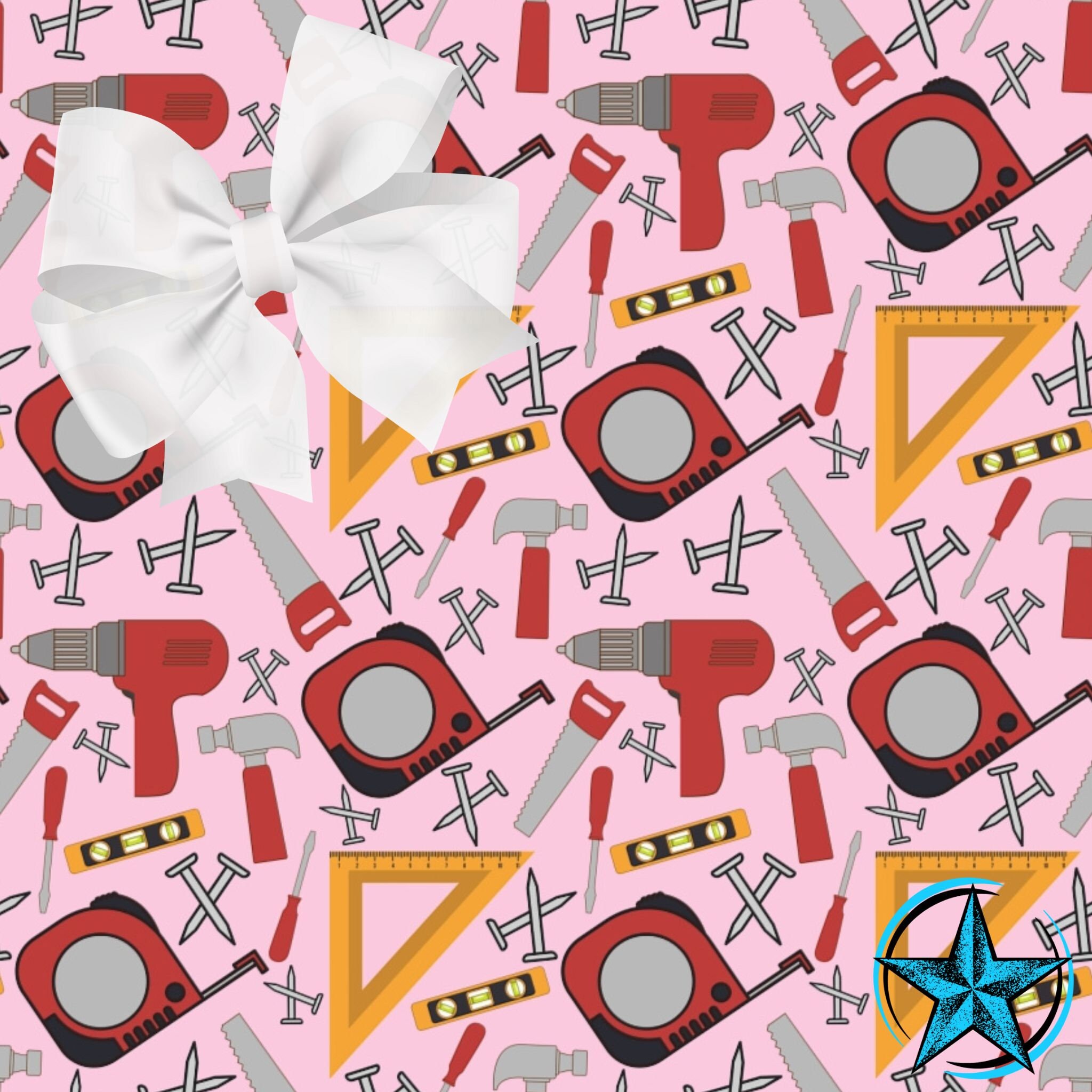 Tools Wrapping Paper. Vibrant Eco-luxury Handyman Construction Birthday ...