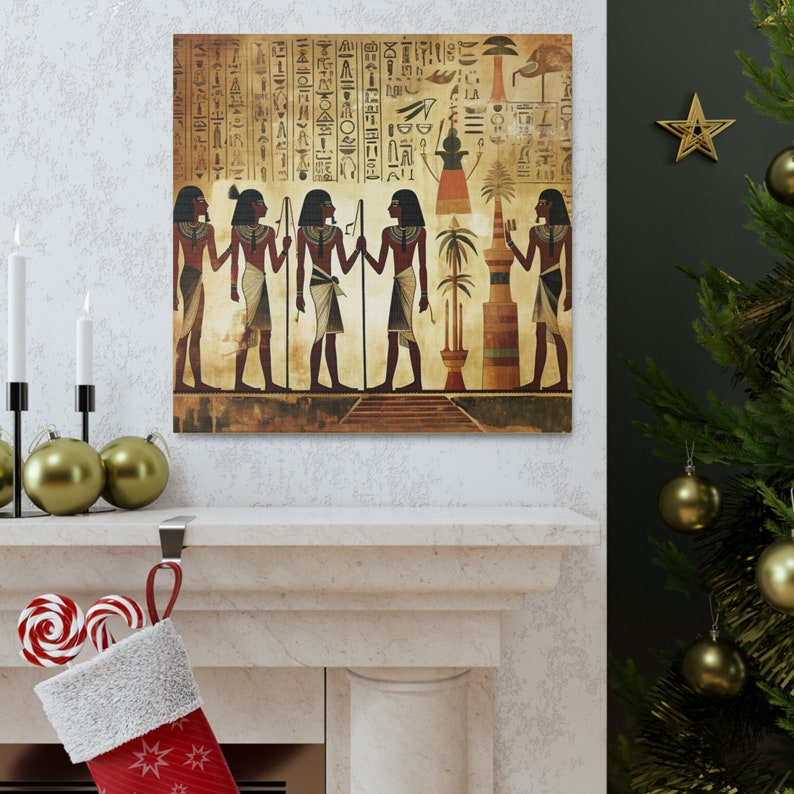 Egyptian Hieroglyphics Canvas Print: Timeless Wall Art, Perfect Gift ...