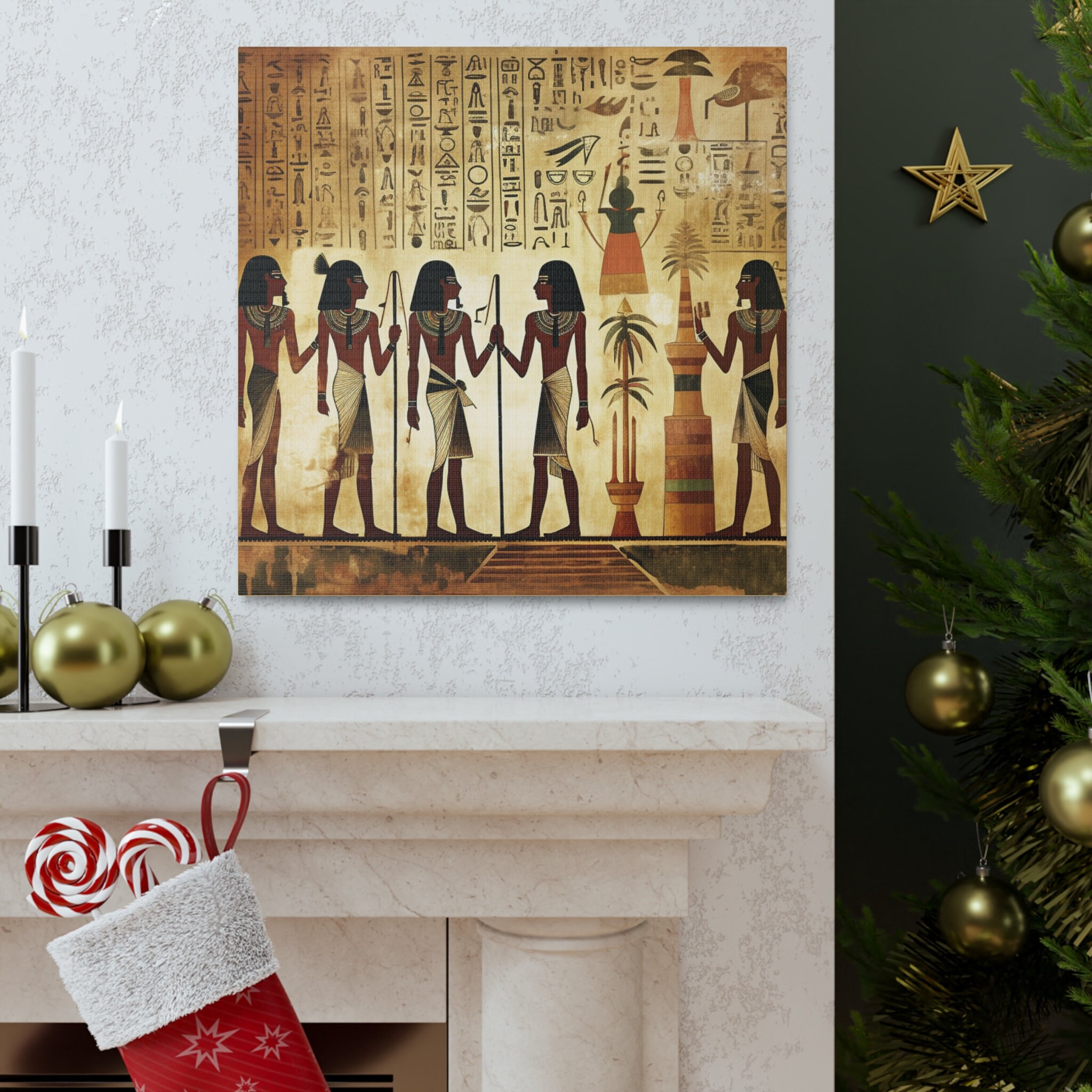 Egyptian Hieroglyphics Canvas Print: Timeless Wall Art, Perfect Gift ...