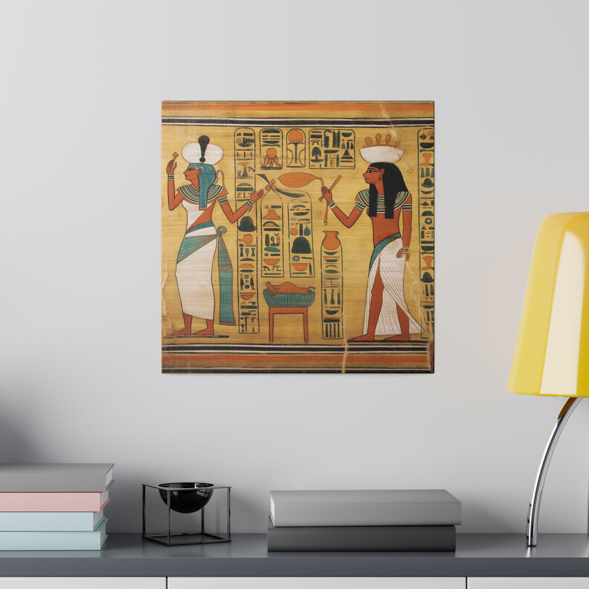 Egyptian Hieroglyphics Canvas Print: Timeless Wall Art, Perfect Gift ...