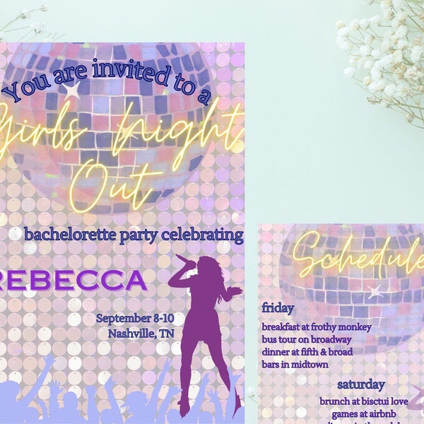Hannah Wedding Invitation - Etsy