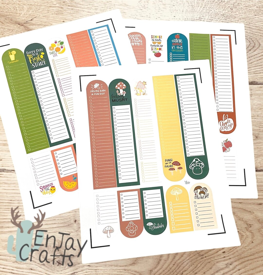 To-do List Stickers, Themed - Etsy