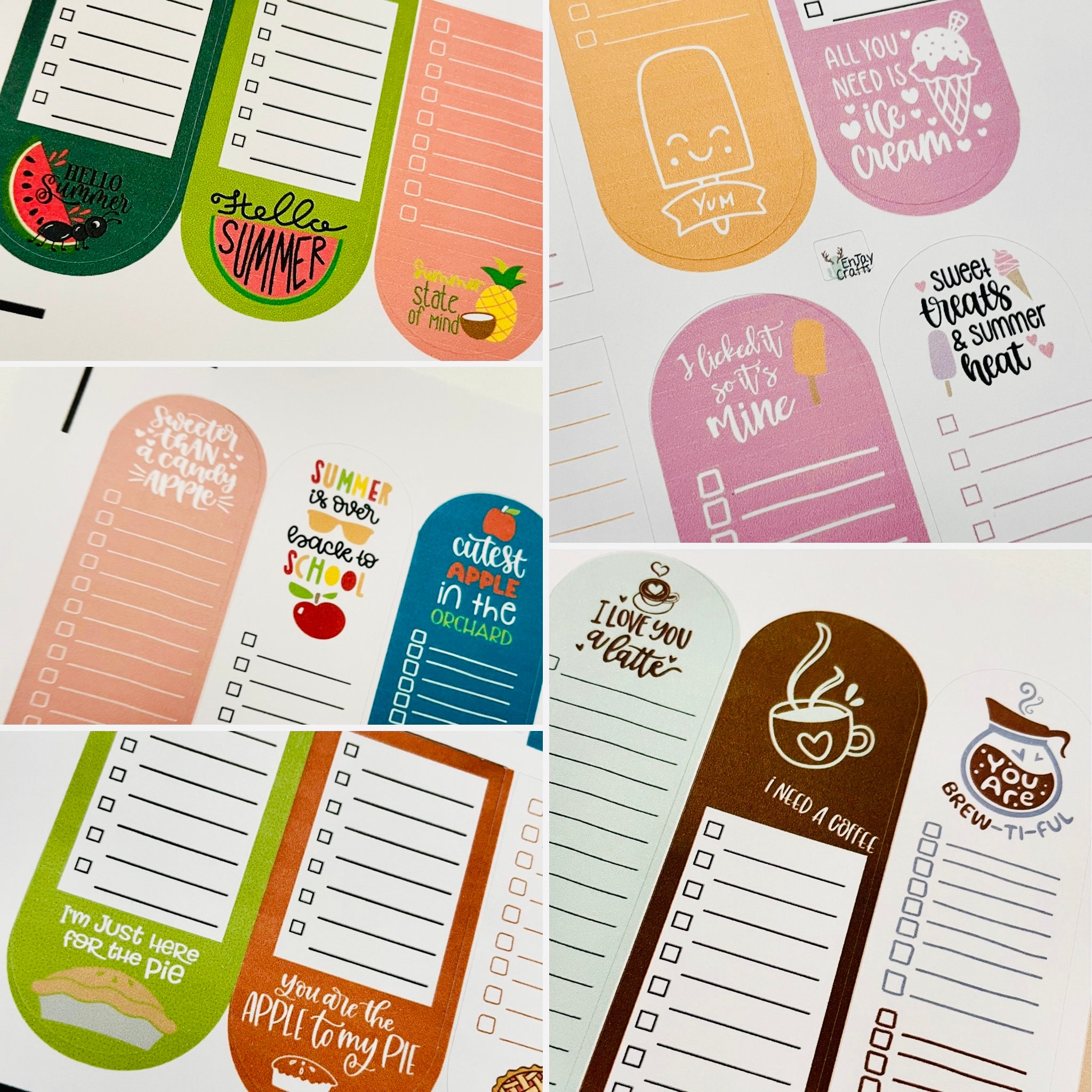 To-do List Stickers, Themed - Etsy