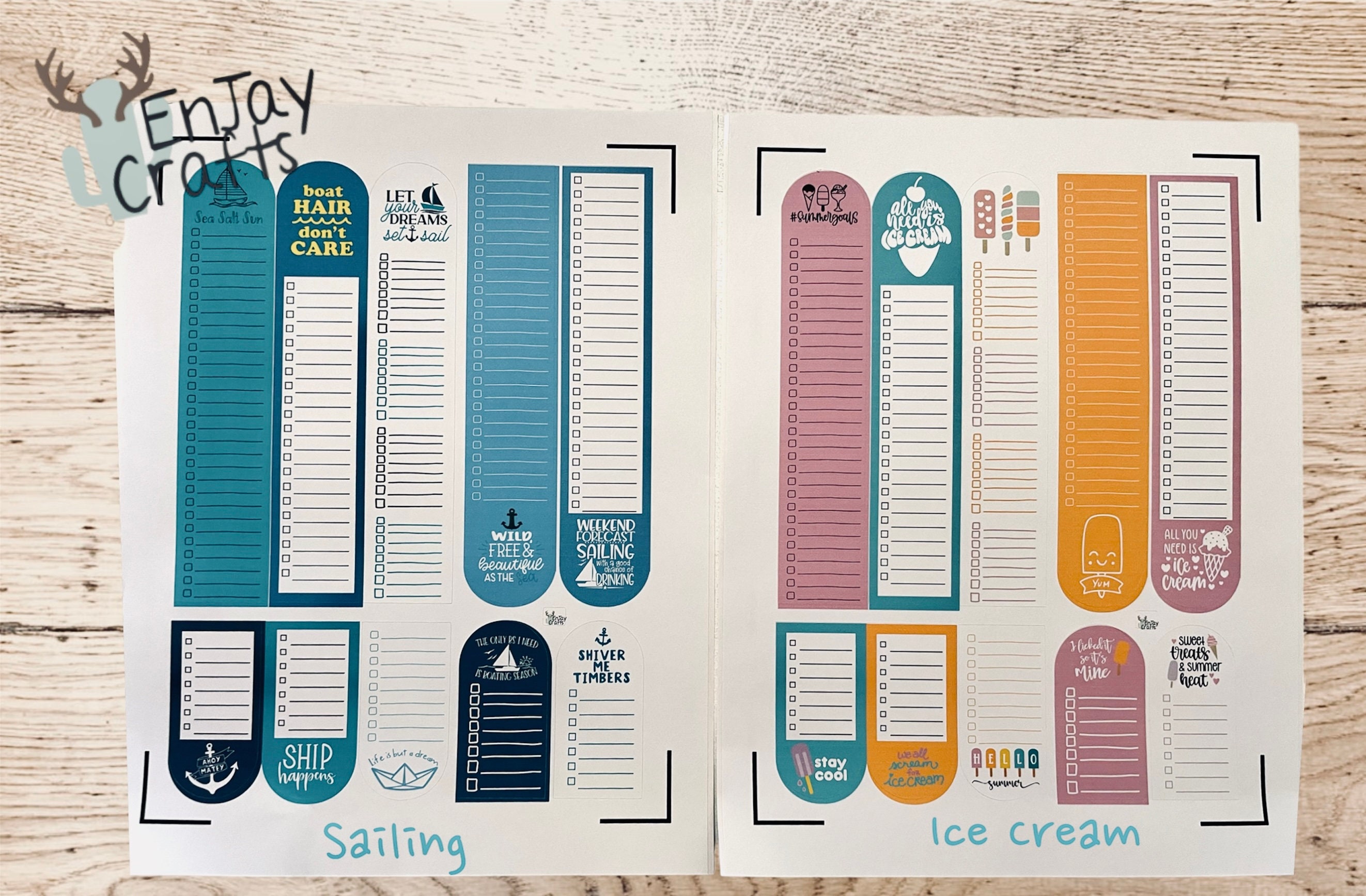 To-do List Stickers, Themed - Etsy