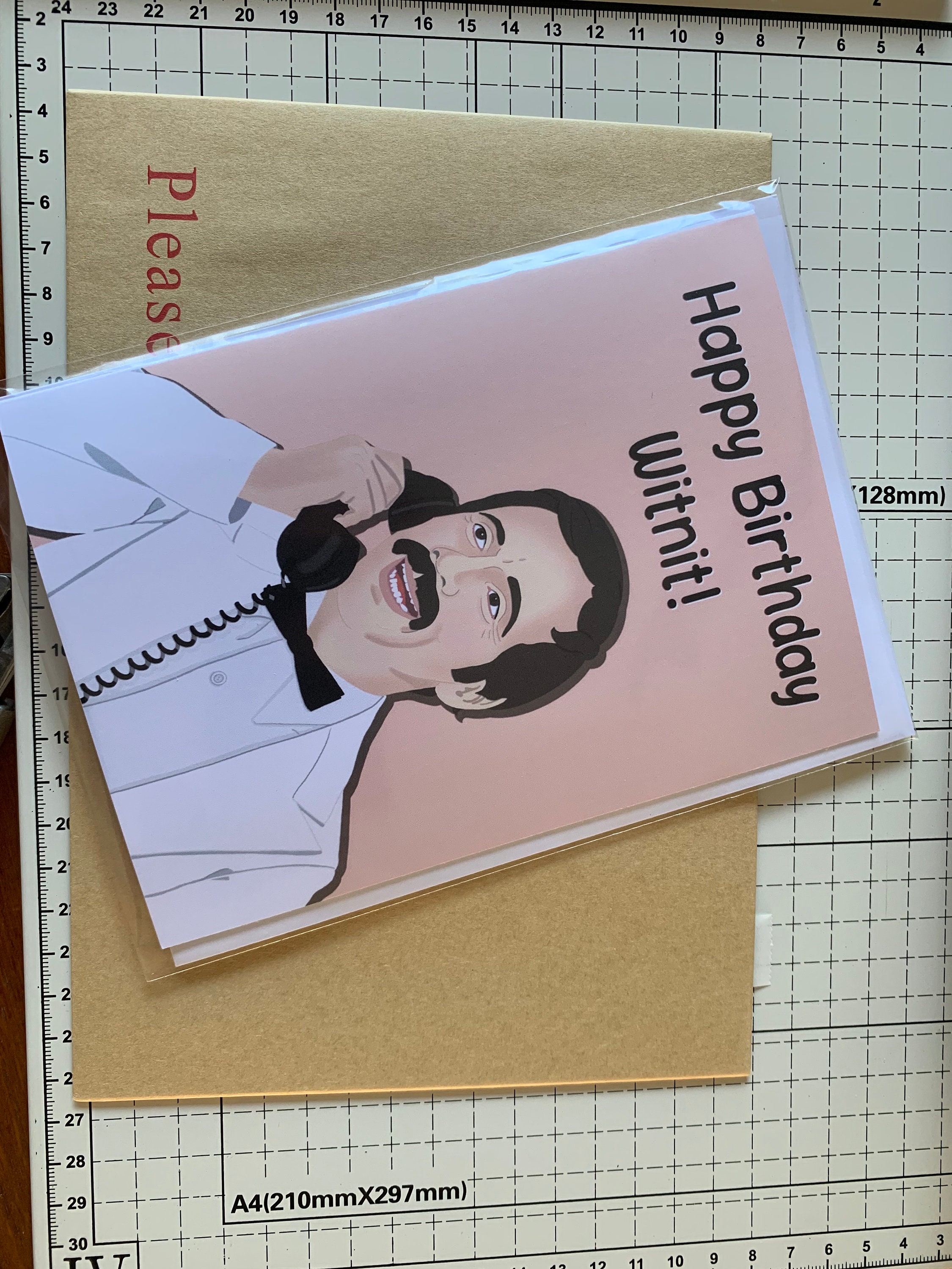 Manuel TV Comedy Funny Birthday Greeting Card 5x7 Inch, Funny Birthday ...