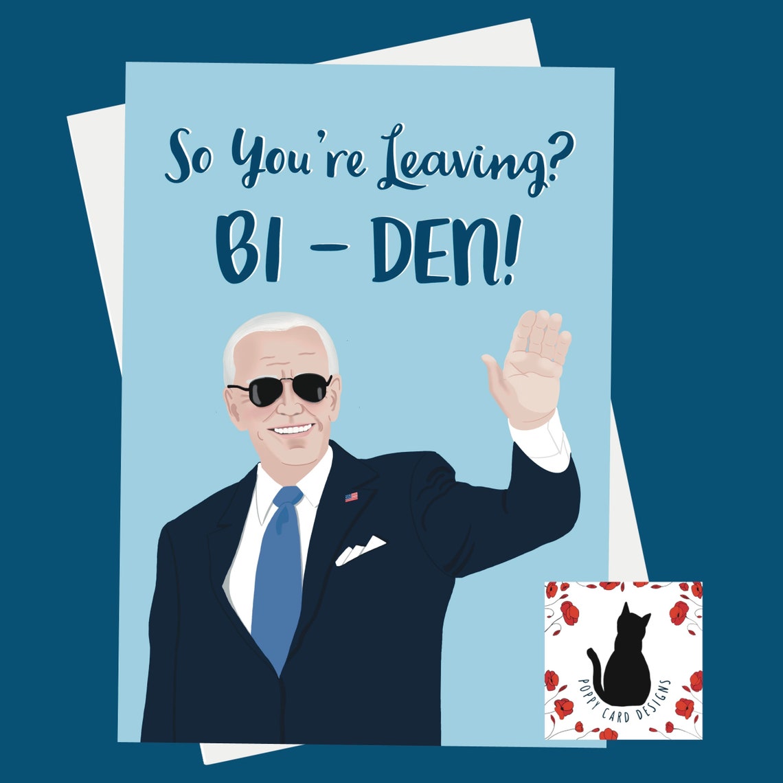Funny Joe Biden Retirement Card - Farewell Politics Card (5x7 Inch) - Etsy