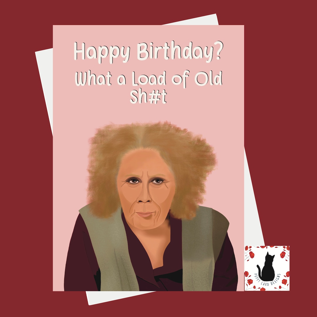 Nan TV Comedy Comedian Funny Birthday Greeting Card 5x7 Inch, Funny ...