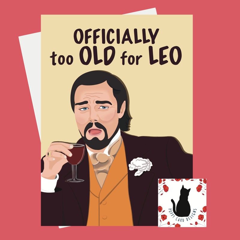 Leo Greeting Card - Etsy