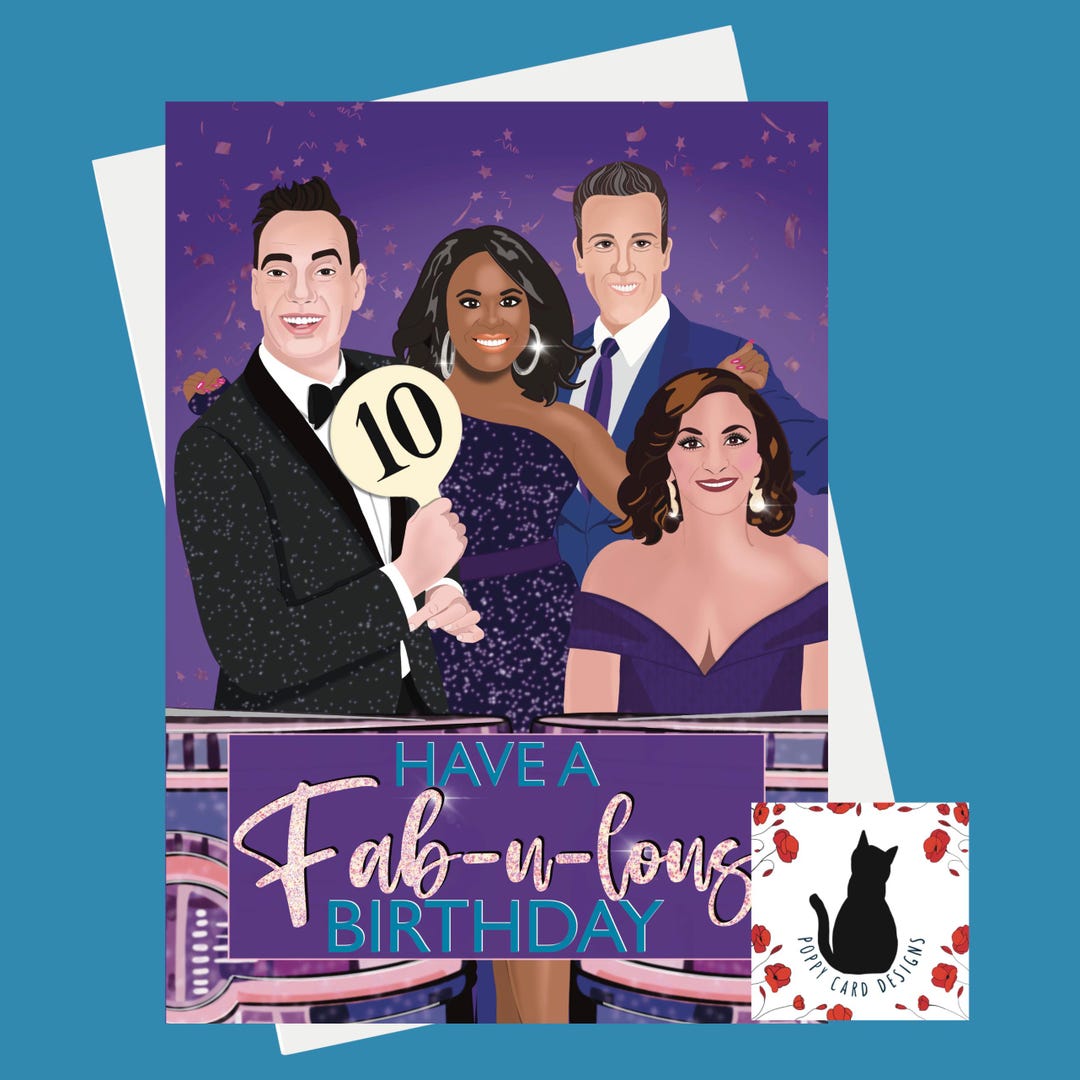 Dancing Judges Reality TV Funny Birthday Greeting Card 5x7 Inch, Funny ...