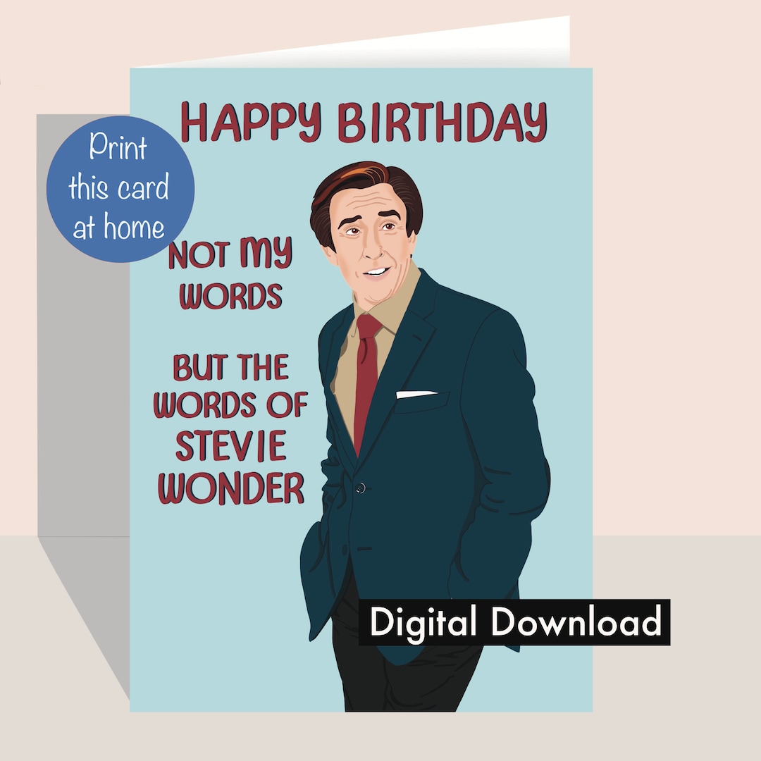 TV Comedy - Funny Birthday - Print at Home - Printable - Birthday ...