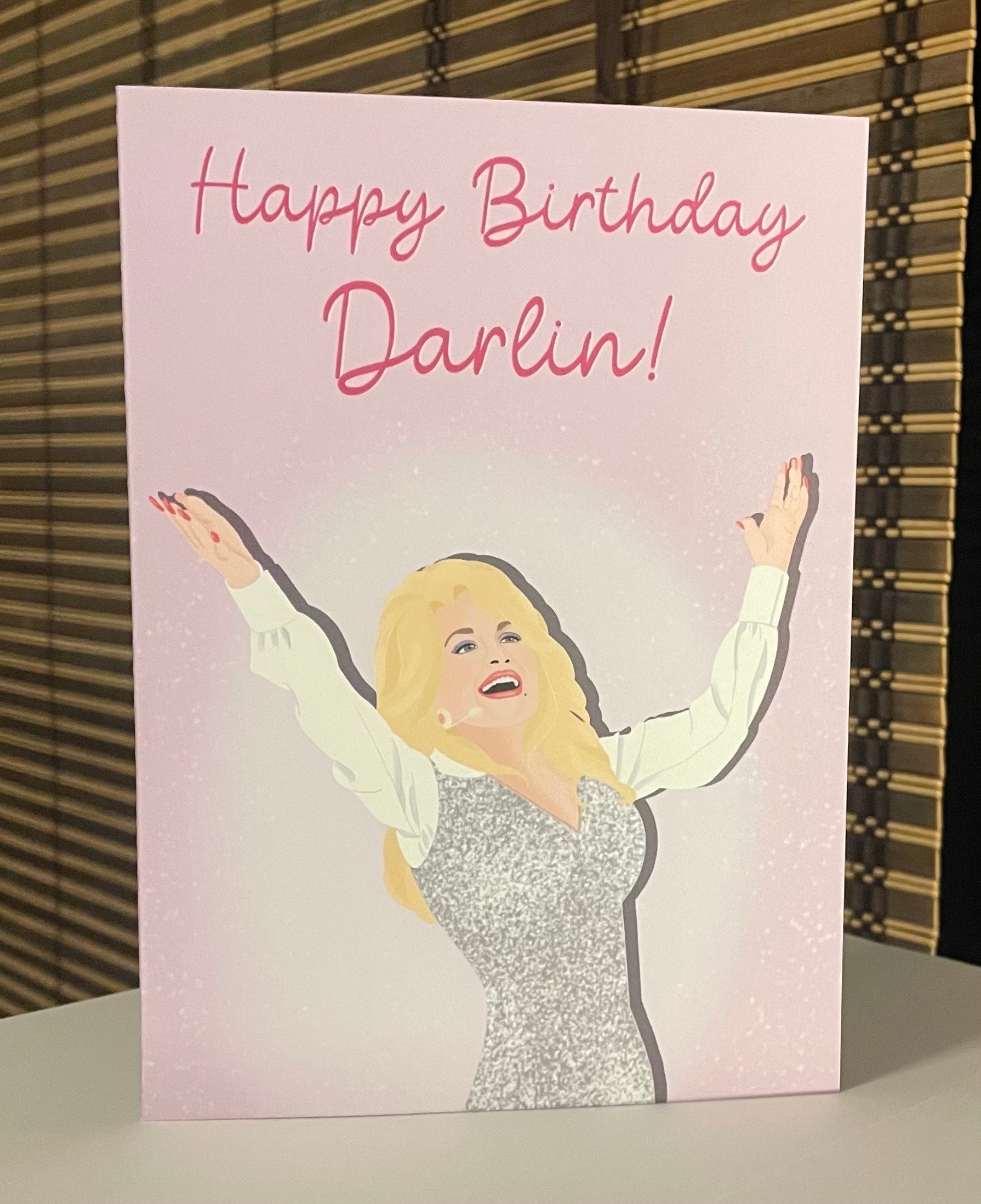 Dolly - Print at Home - Birthday Greeting Card (digital Download) - Etsy
