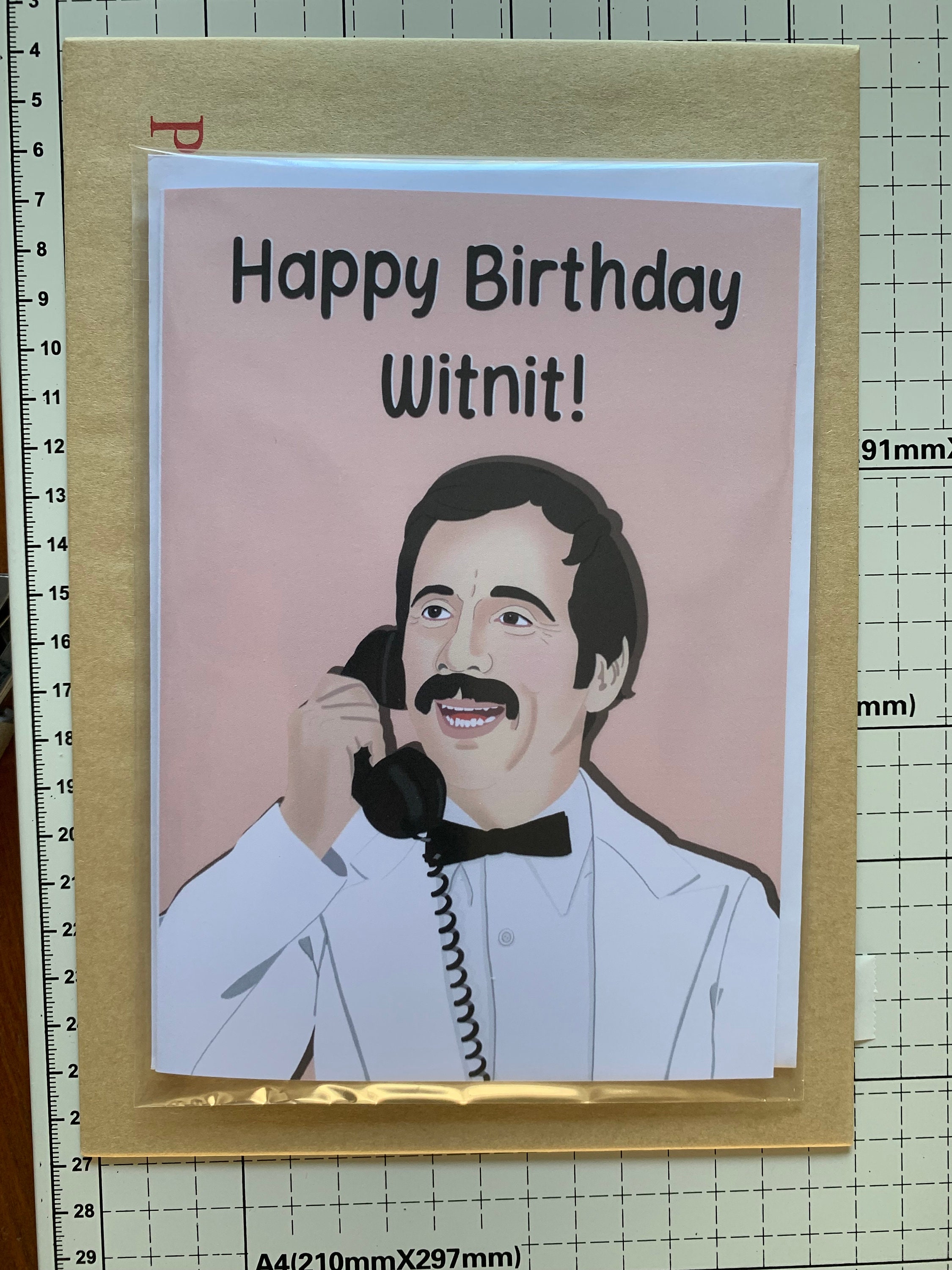 Manuel TV Comedy Funny Birthday Greeting Card 5x7 Inch, Funny Birthday ...