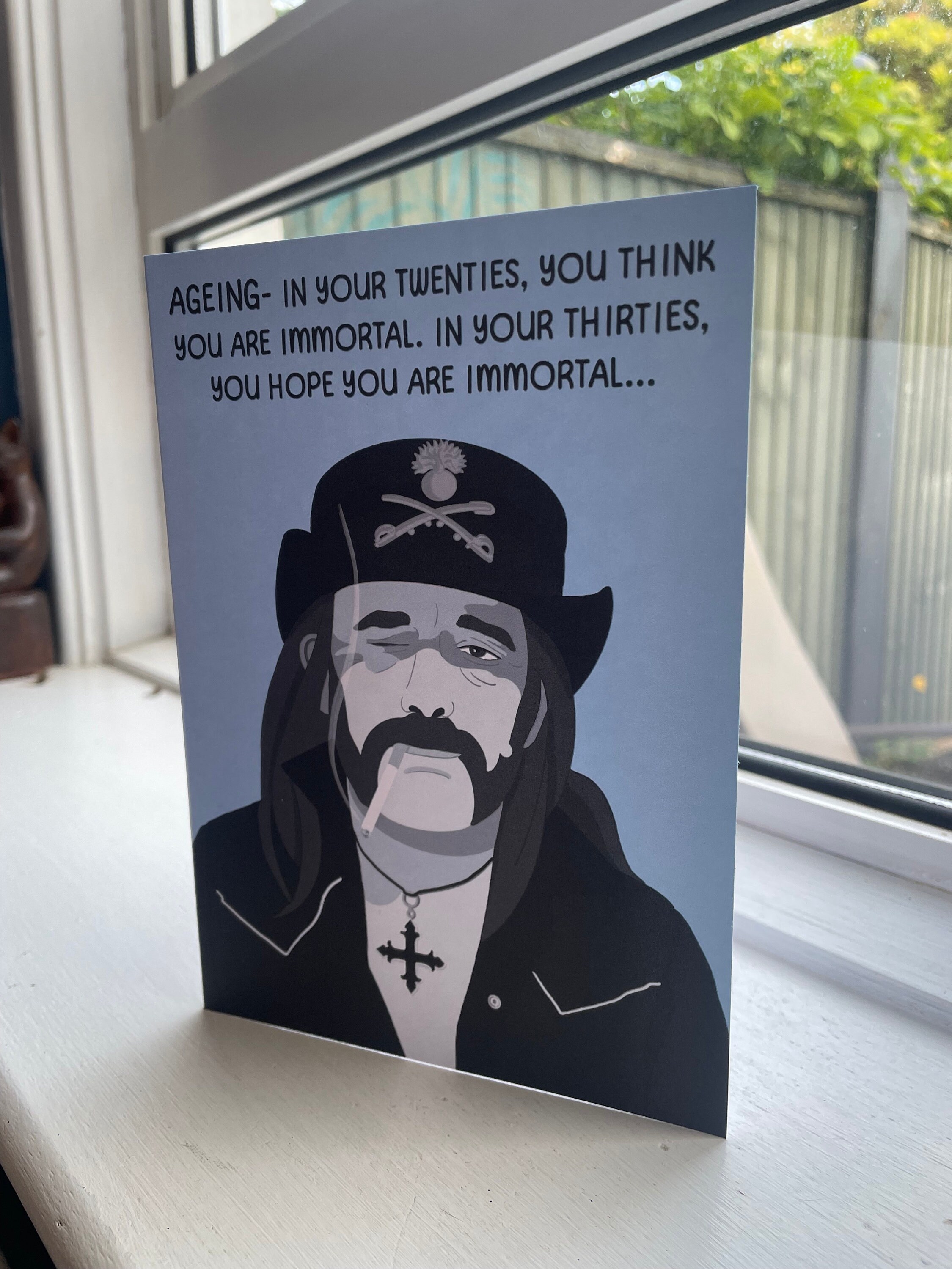 Lemmy Birthday Card: Motörhead Inspired Funny Greeting - Etsy