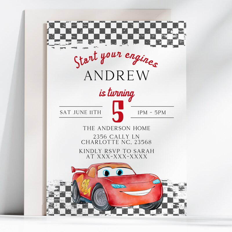 Car Invite - Etsy