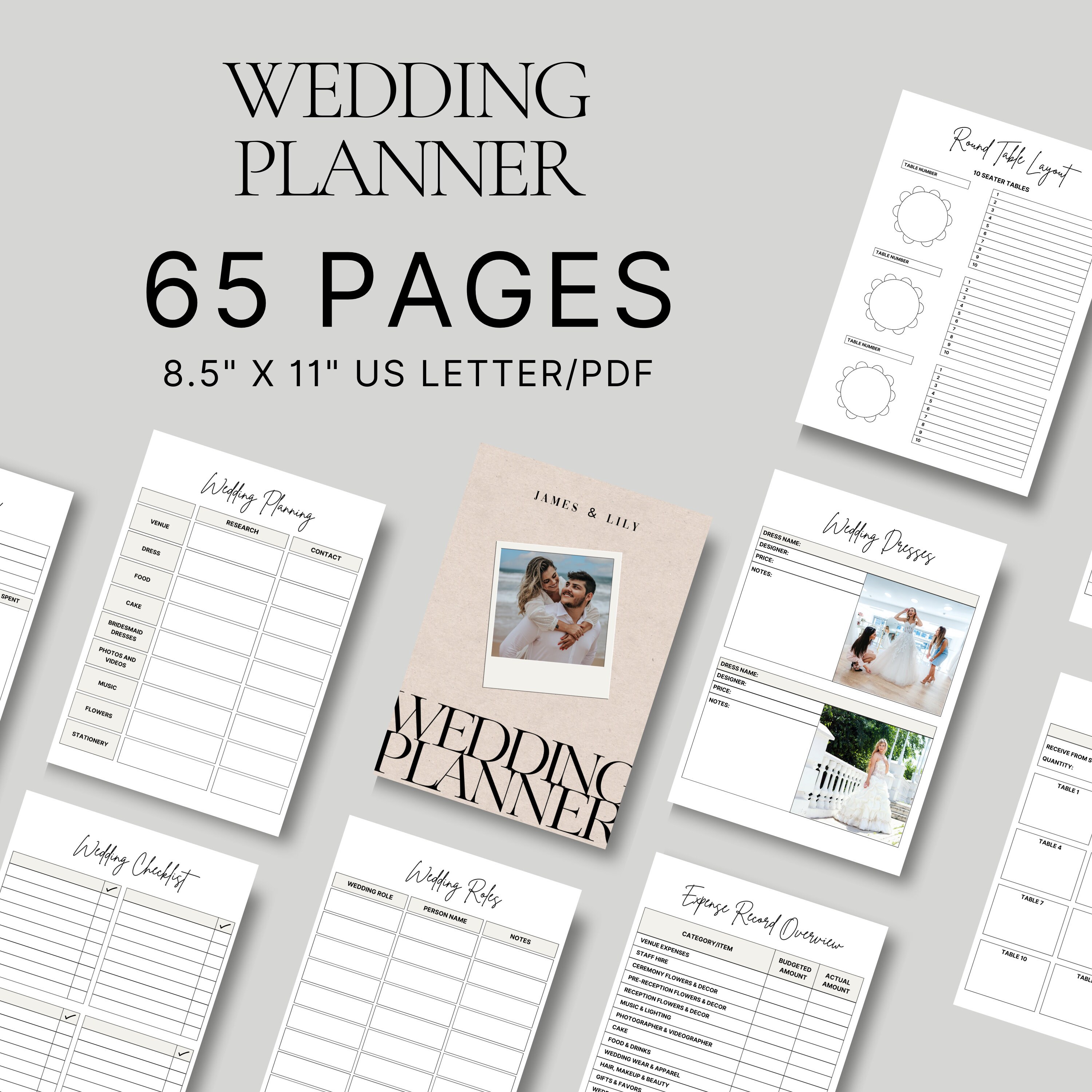 Wedding Planner Printable Printable Wedding Planner Pages - Etsy