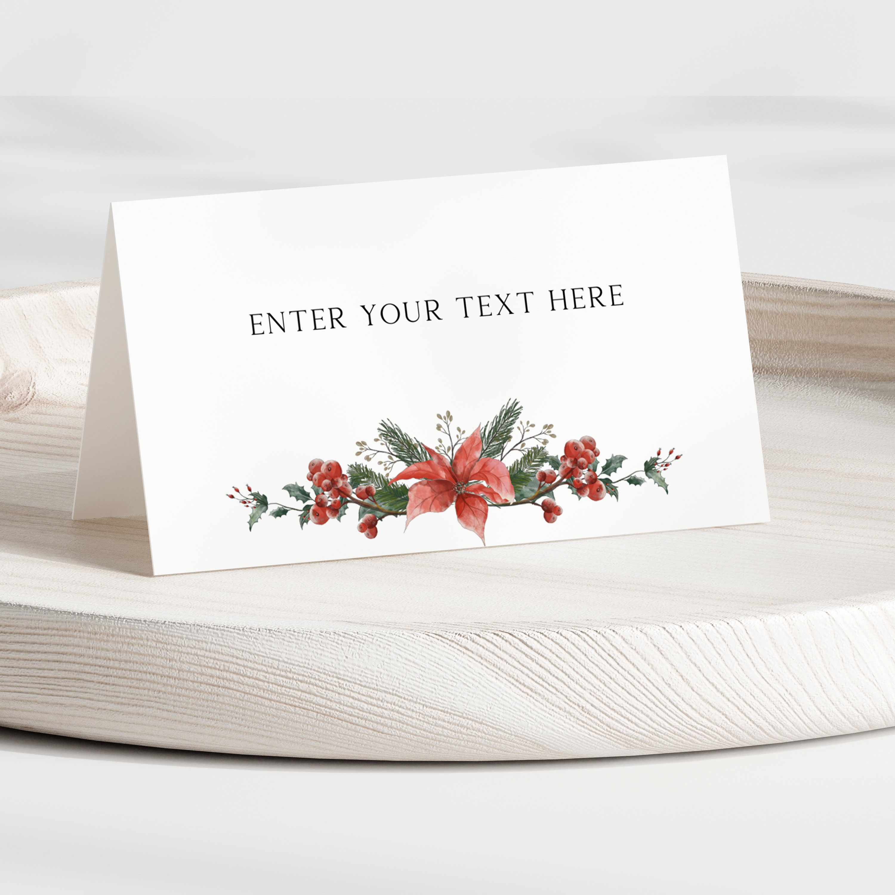 EDITABLE Christmas Food Cards, Christmas Party Buffet Label, Tent Card ...