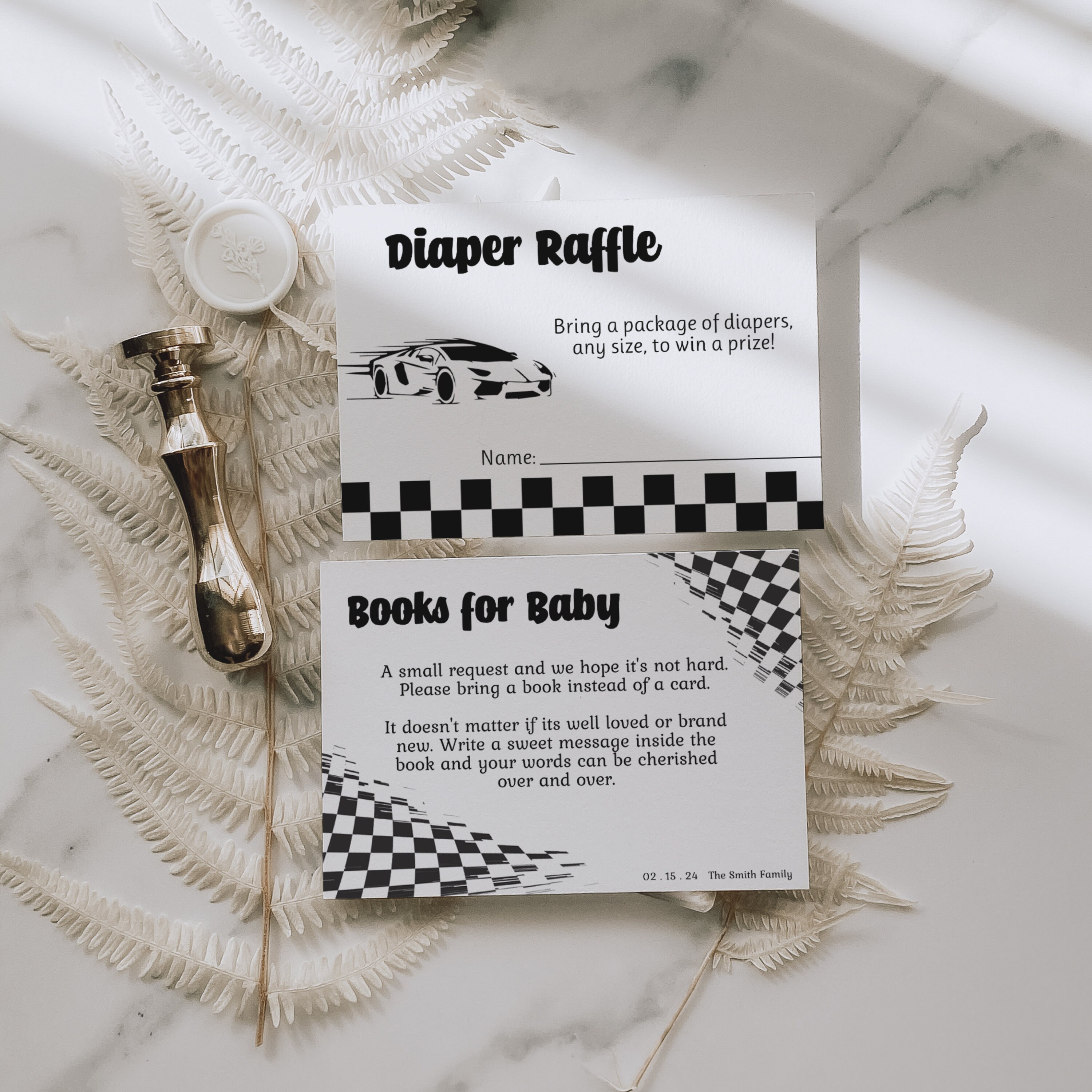 Racing Baby Shower Invitation, Race Day Invitation, Printable Baby ...