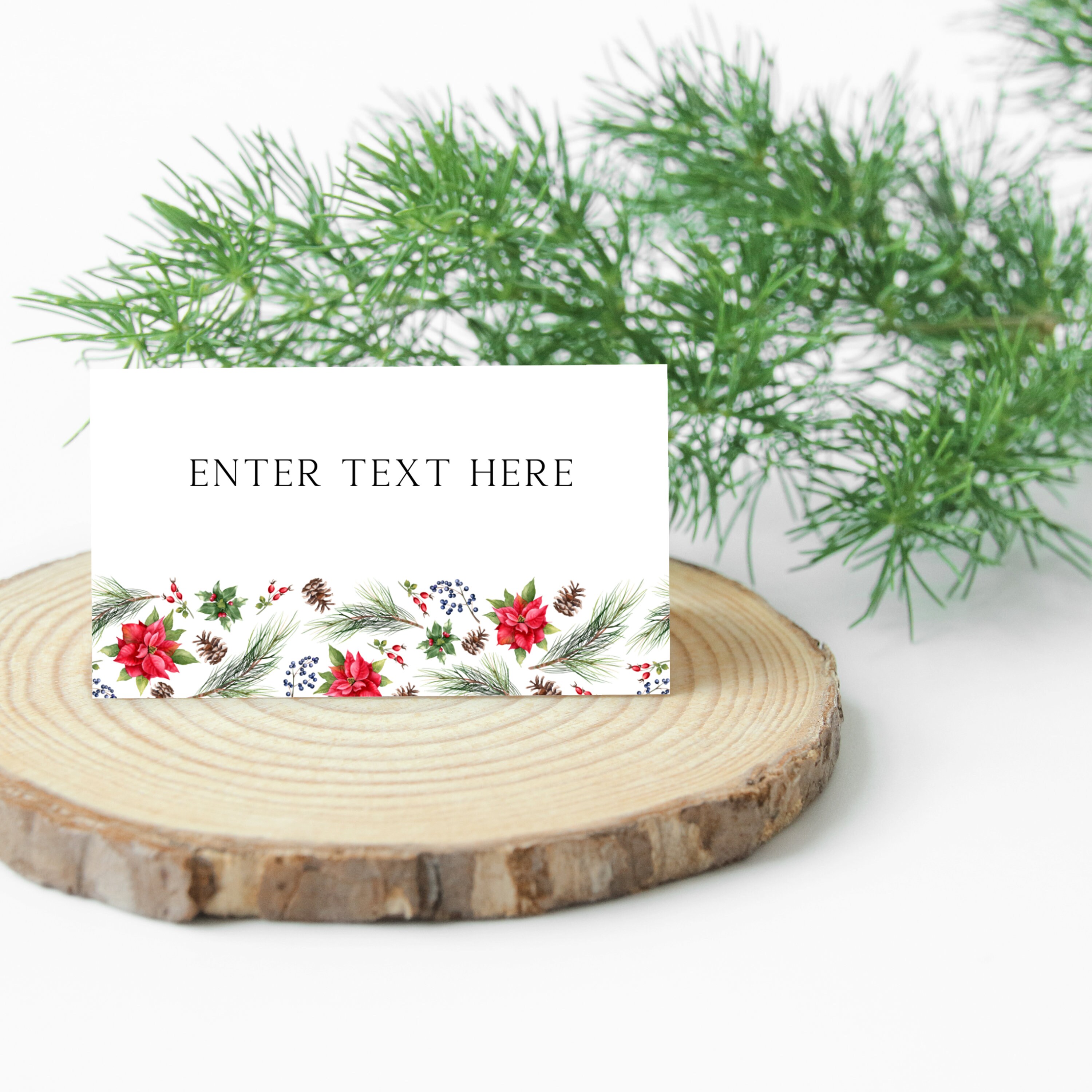 EDITABLE Christmas Food Cards Christmas Party Buffet Label - Etsy