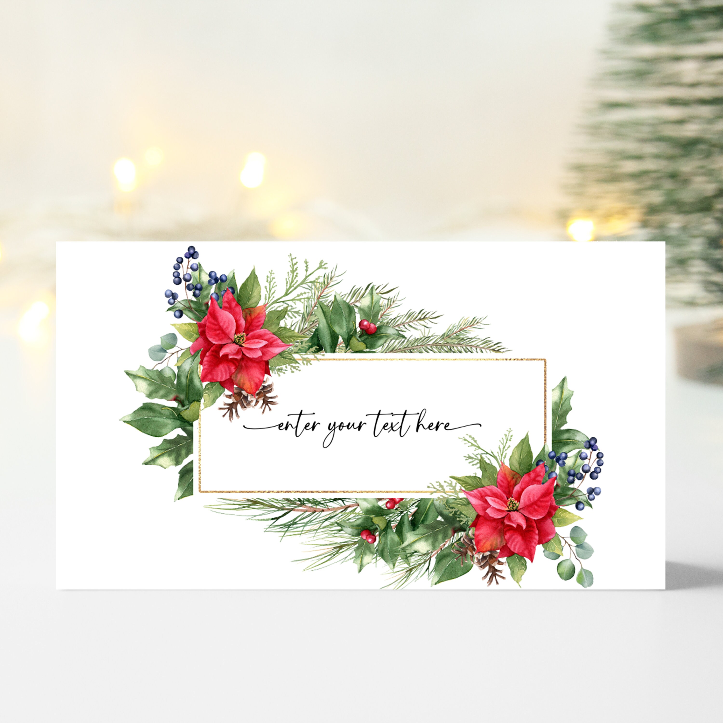 EDITABLE Christmas Food Cards, Christmas Party Buffet Label, Tent Card ...