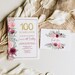 100th Birthday Invitation, Printable 100th Birthday Party Invitation ...