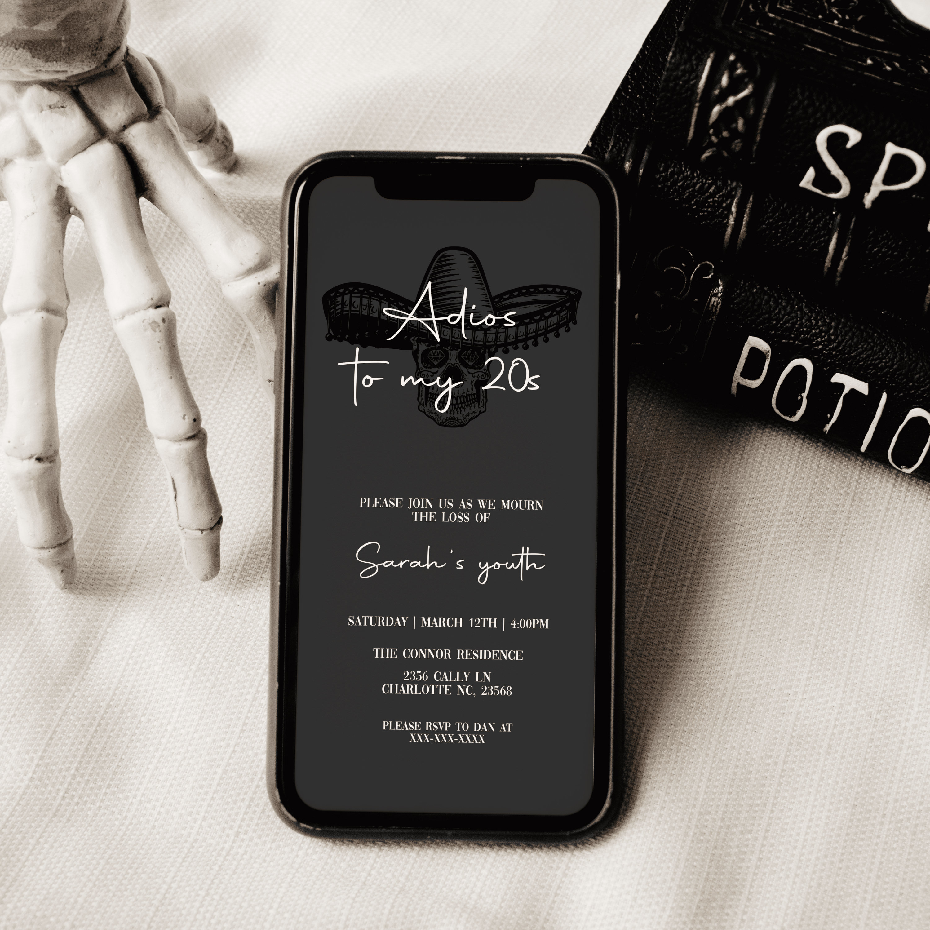 Adios to My 20s Birthday Invitation, Death to My 20s Invite, Evite 30th ...