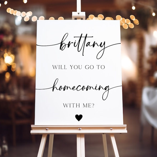 Homecoming Proposal - Etsy