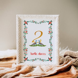 12 Days of Christmas Signs, Twelve Days of Christmas Signs, 12 Days of ...