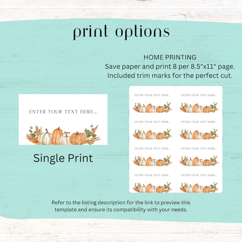 EDITABLE Thanksgiving Food Cards, Thanksgiving Party Buffet Label, Tent ...