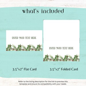 EDITABLE Christmas Food Cards, Christmas Party Buffet Label, Tent Card ...