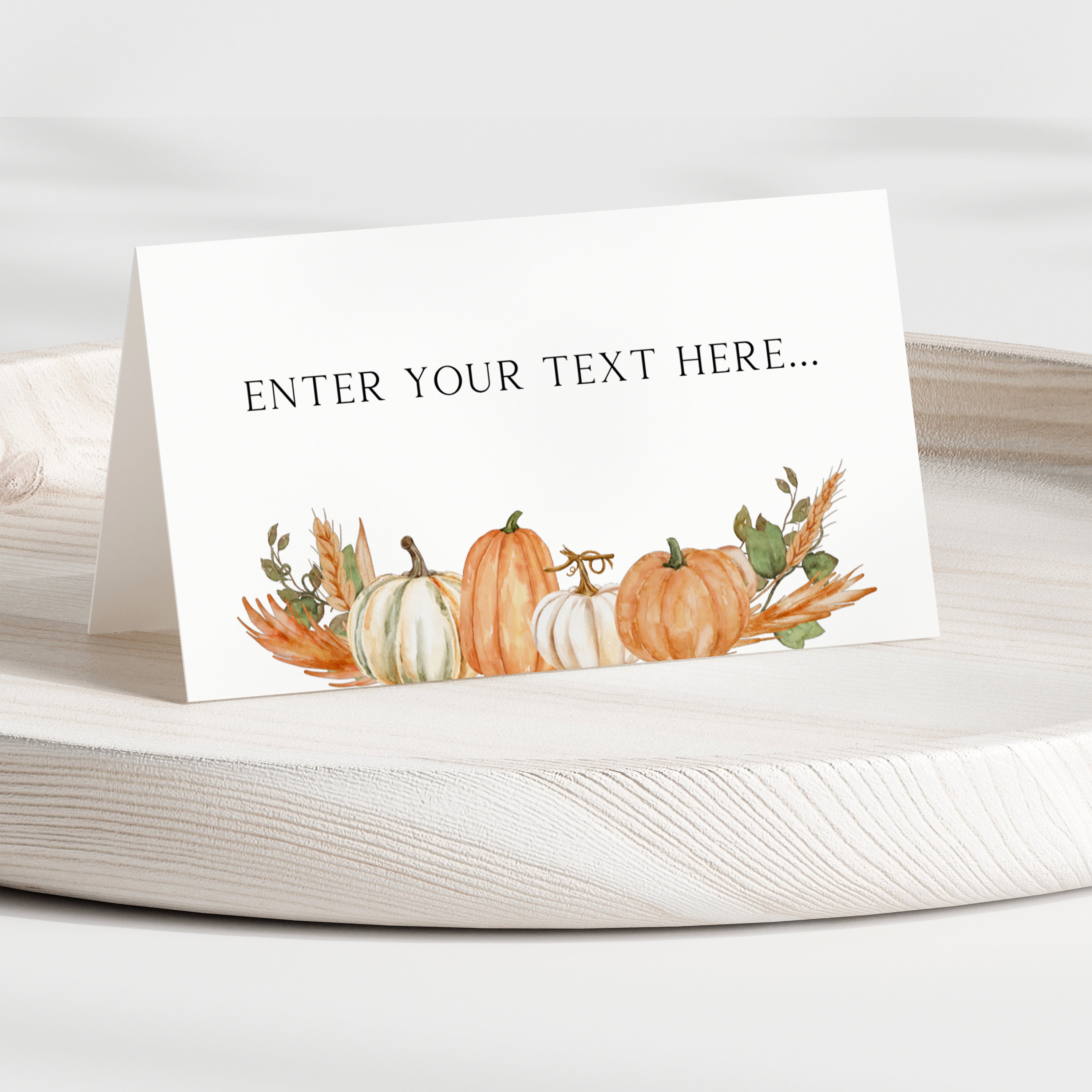 EDITABLE Thanksgiving Food Cards, Thanksgiving Party Buffet Label, Tent ...