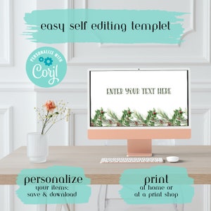 EDITABLE Christmas Food Cards, Christmas Party Buffet Label, Tent Card ...