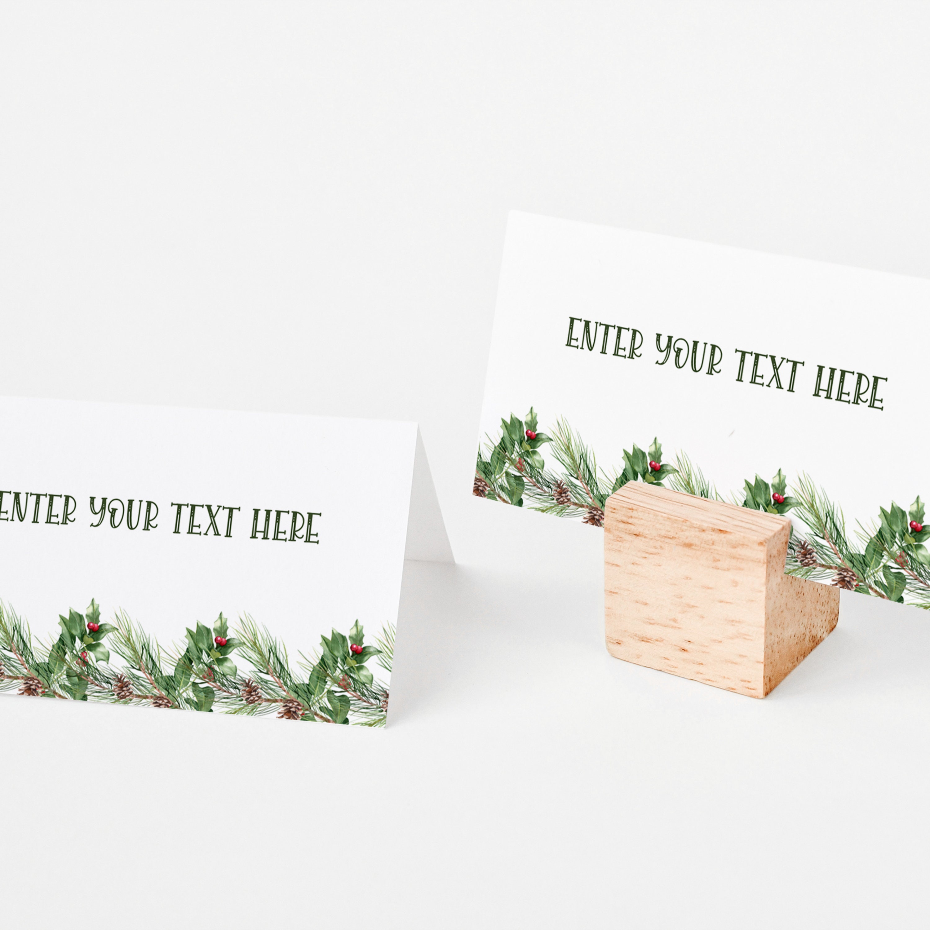 EDITABLE Christmas Food Cards Christmas Party Buffet Label - Etsy