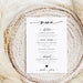 Minimalist Wedding Menu Template, Modern Script Wedding Dinner Menu ...