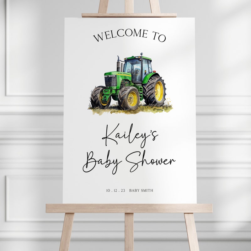 Tractor Banner - Etsy