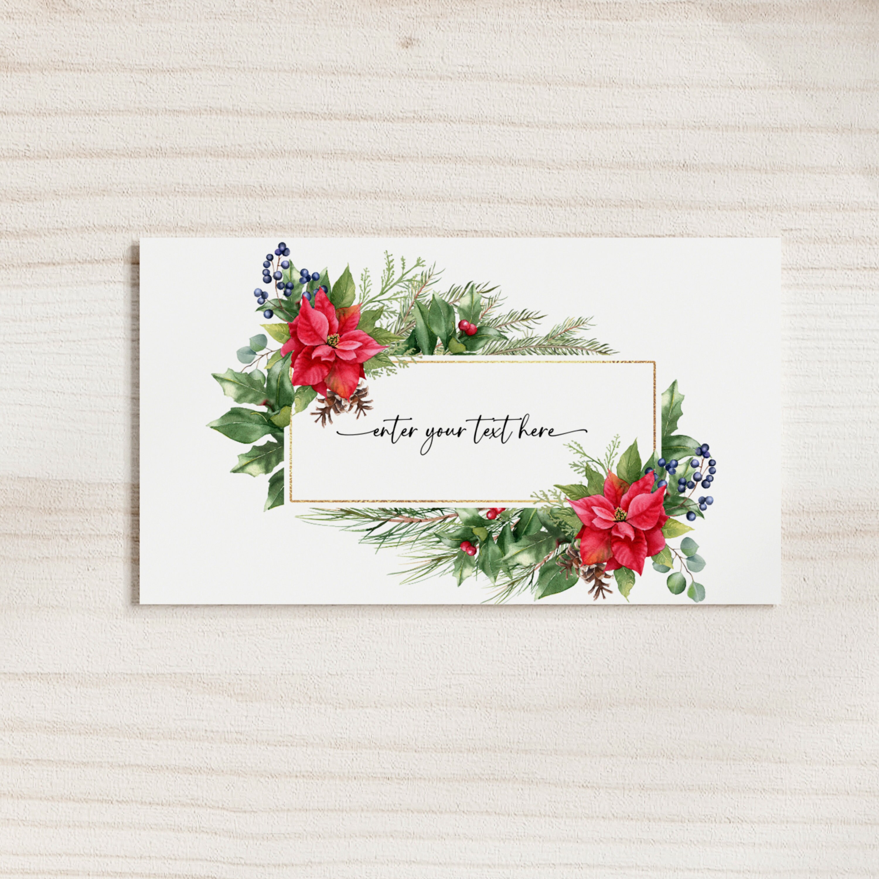 EDITABLE Christmas Food Cards, Christmas Party Buffet Label, Tent Card ...