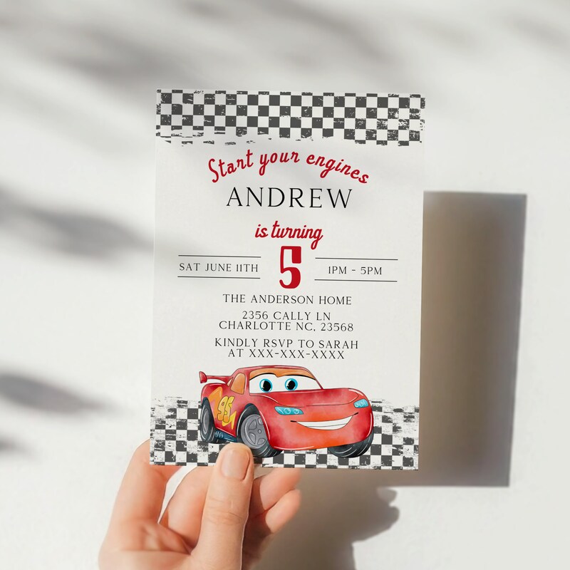 Cars Birthday Party - Etsy