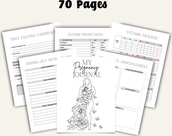 Pregnancy Planner Printable, Printable Pregnancy Journal, Expecting Mom ...