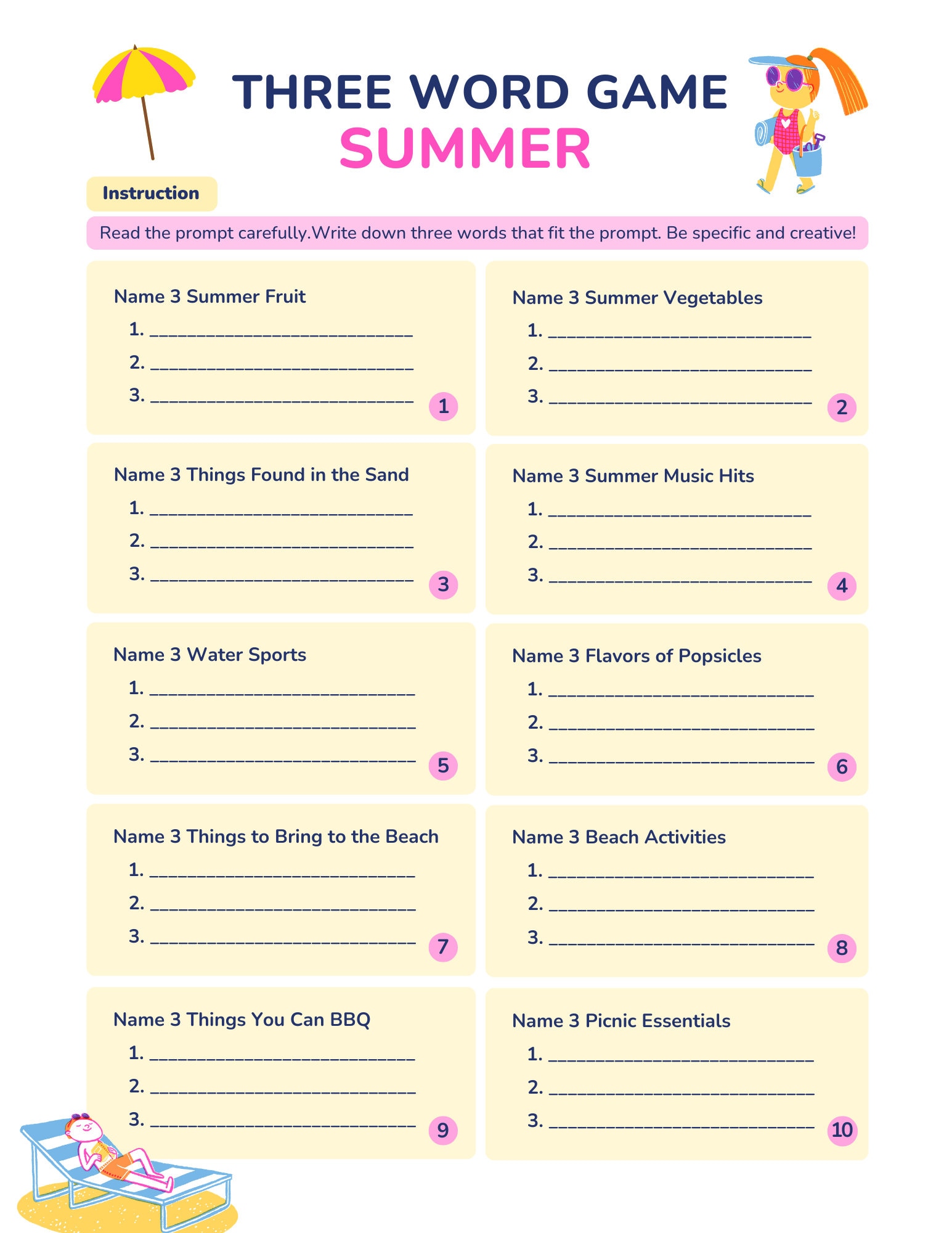 Summer Activity Workbook - Etsy