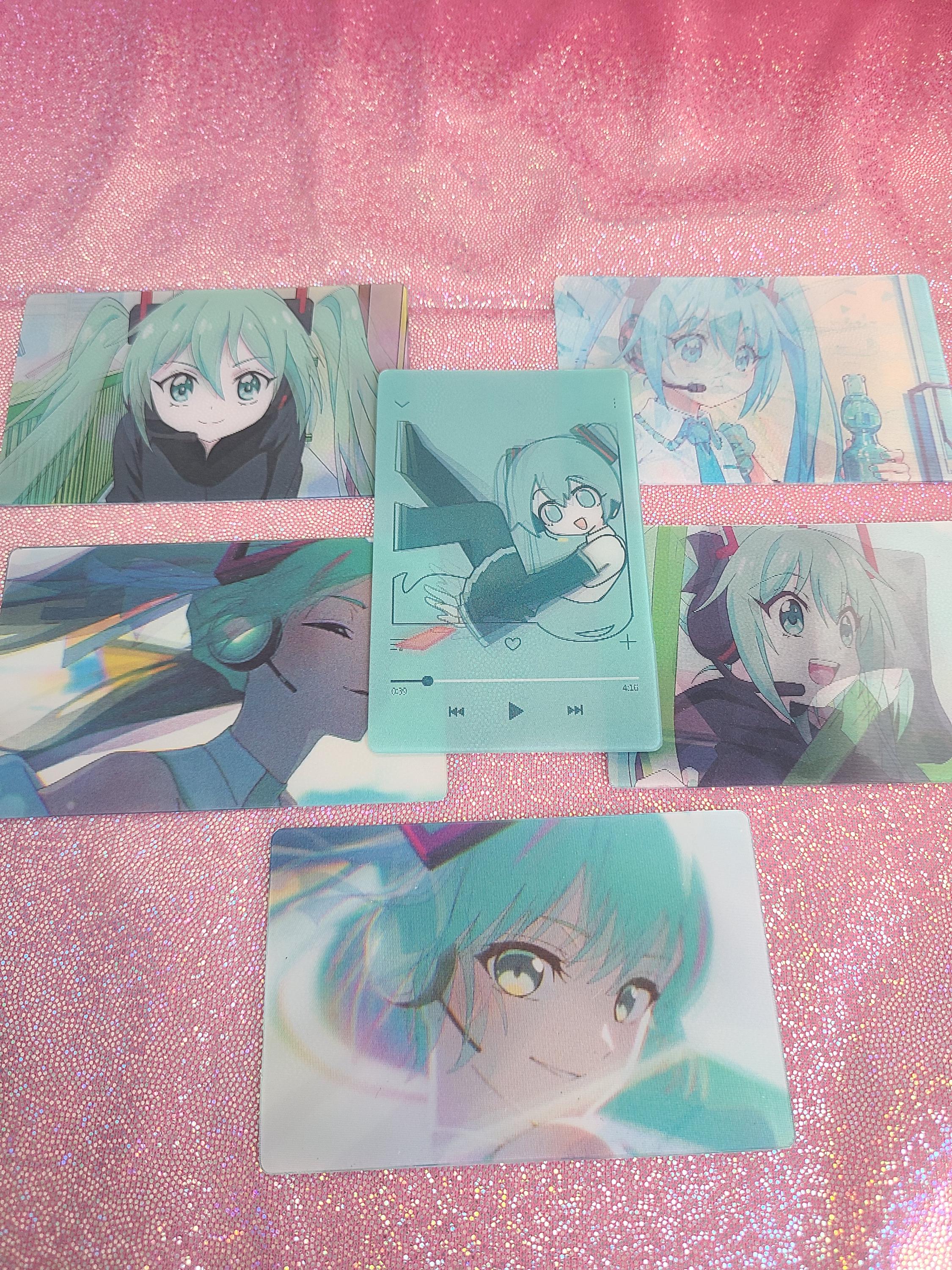 Hatsune Miku Dynamic Motion Card- Miku Motion Bookmark Gift - Etsy