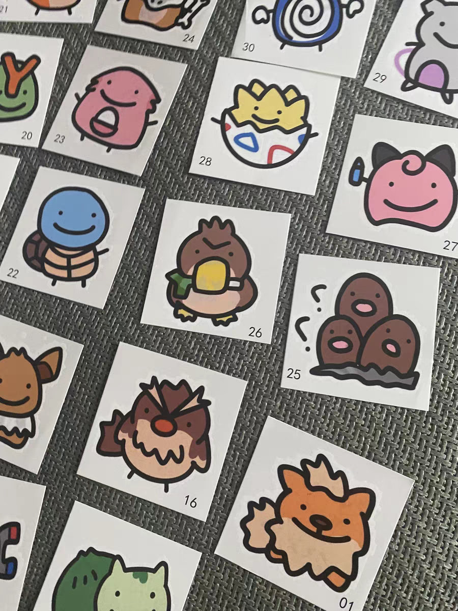 Pokemon Fake Tattoos 💖 Pokemon Body Tattoo L Temporary Face