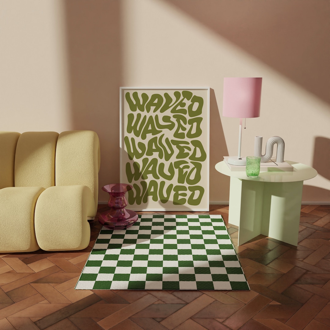 Waved Text Art Print, Text Wall Art, Handmade Wall Decor, Unique ...