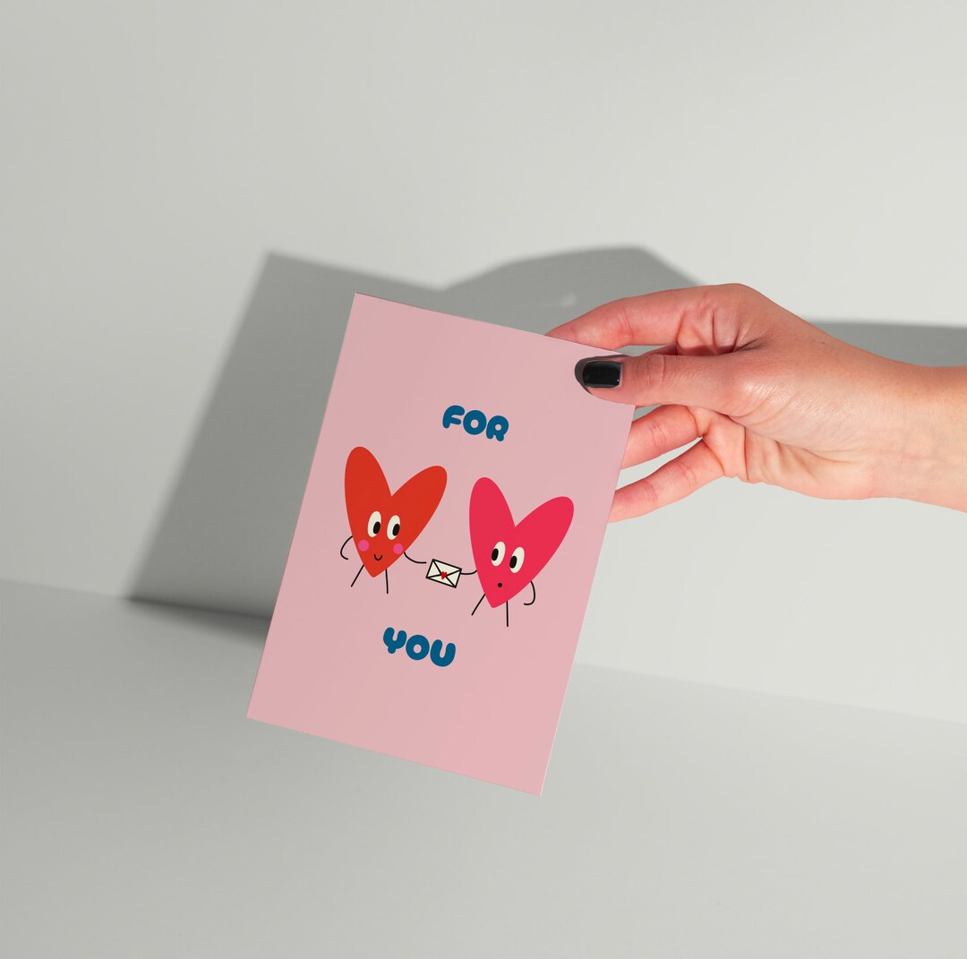 For You Card, Birthday Card, Pun Greeting Card, Colourful Card, Cards ...