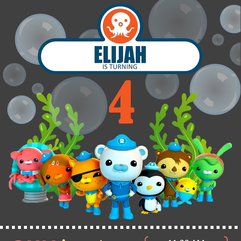 Octonauts Birthday - Etsy