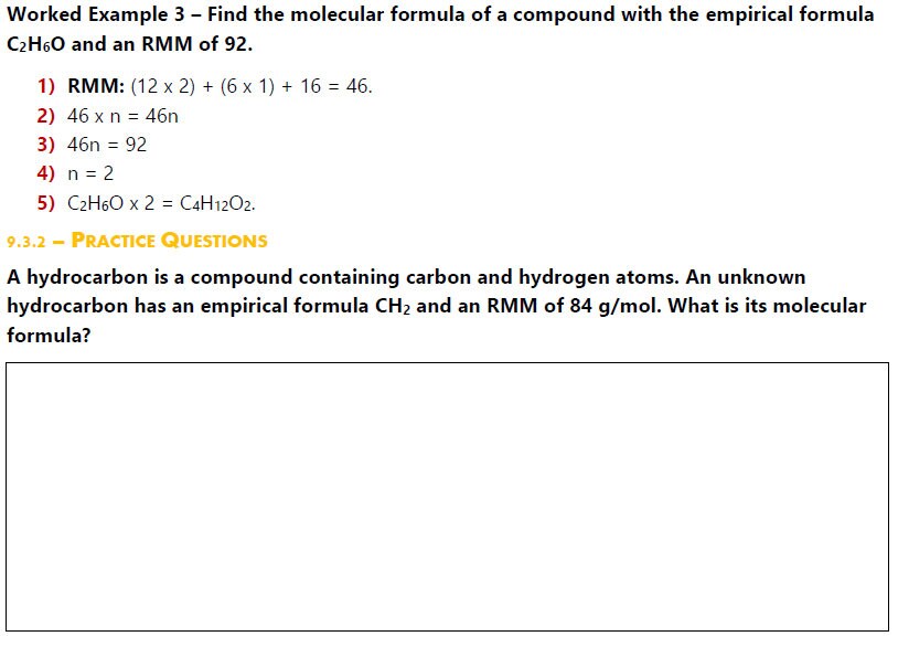 Chemistry Notes - Stoichiometry, Formulae & Equations - Etsy