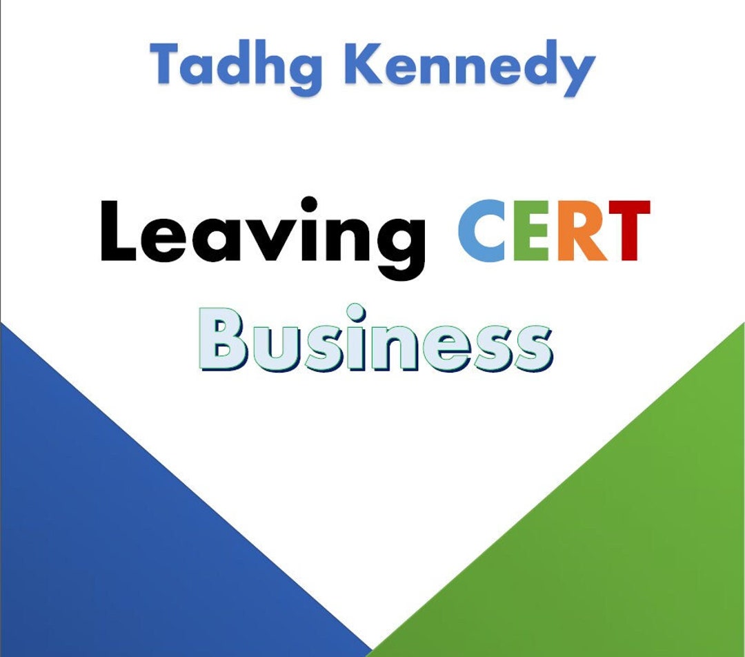 Leaving Cert Business - Full Course Notes (H1 Standard) - Etsy Ireland
