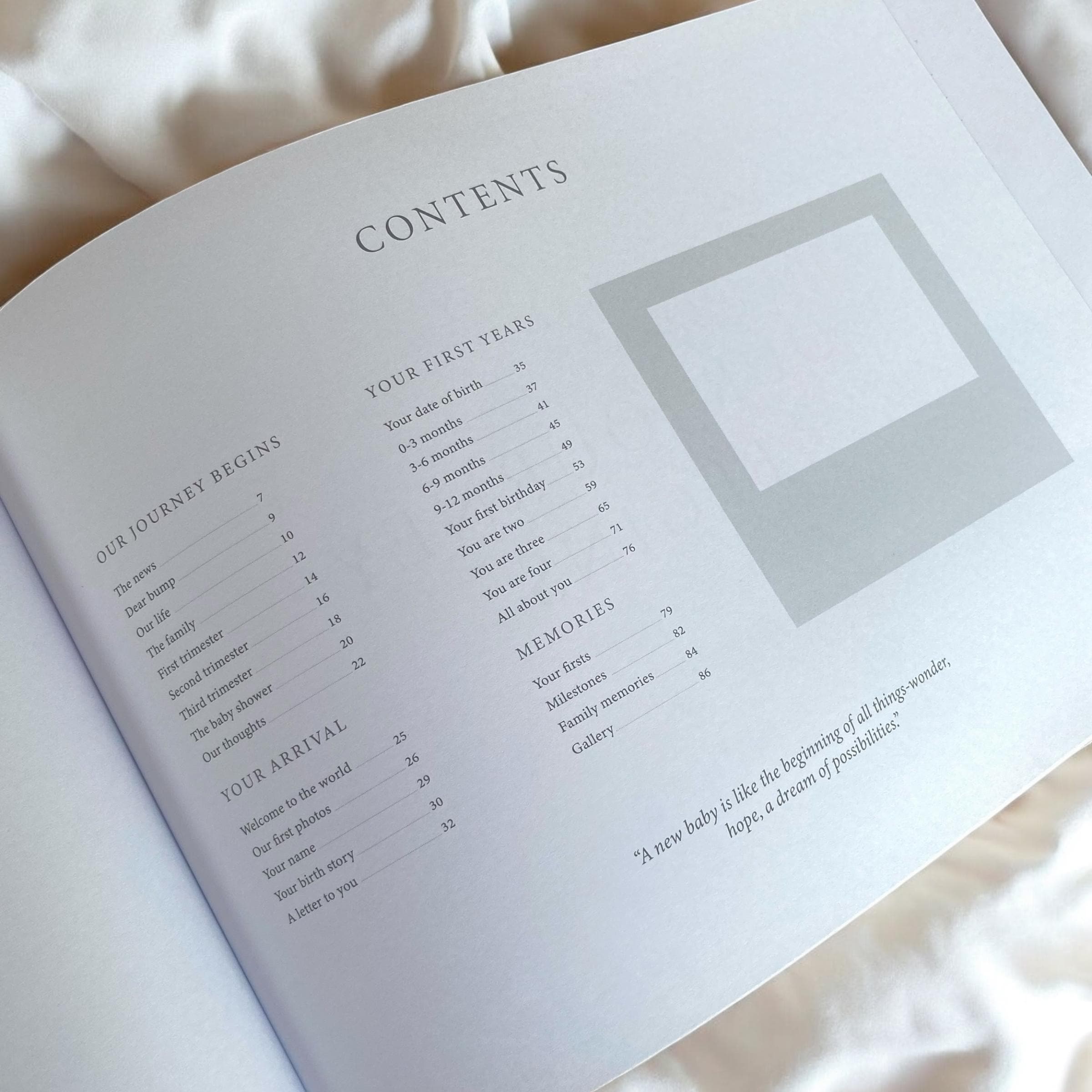 My Baby Book by Mina Mae With Gift Box, Luxury Baby Gift, Pregnancy ...