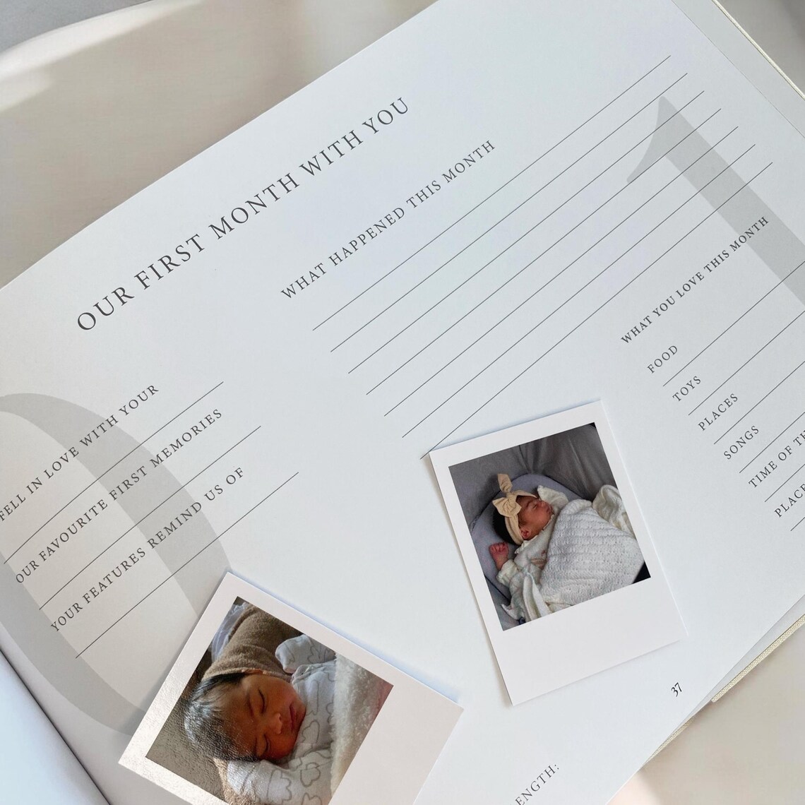 My Baby Book by Mina Mae With Gift Box, Luxury Baby Gift, Pregnancy ...