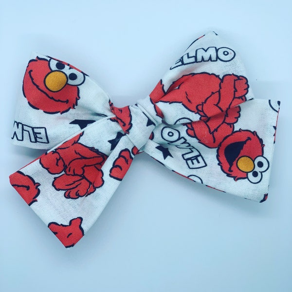 Elmo Hair Bow - Etsy