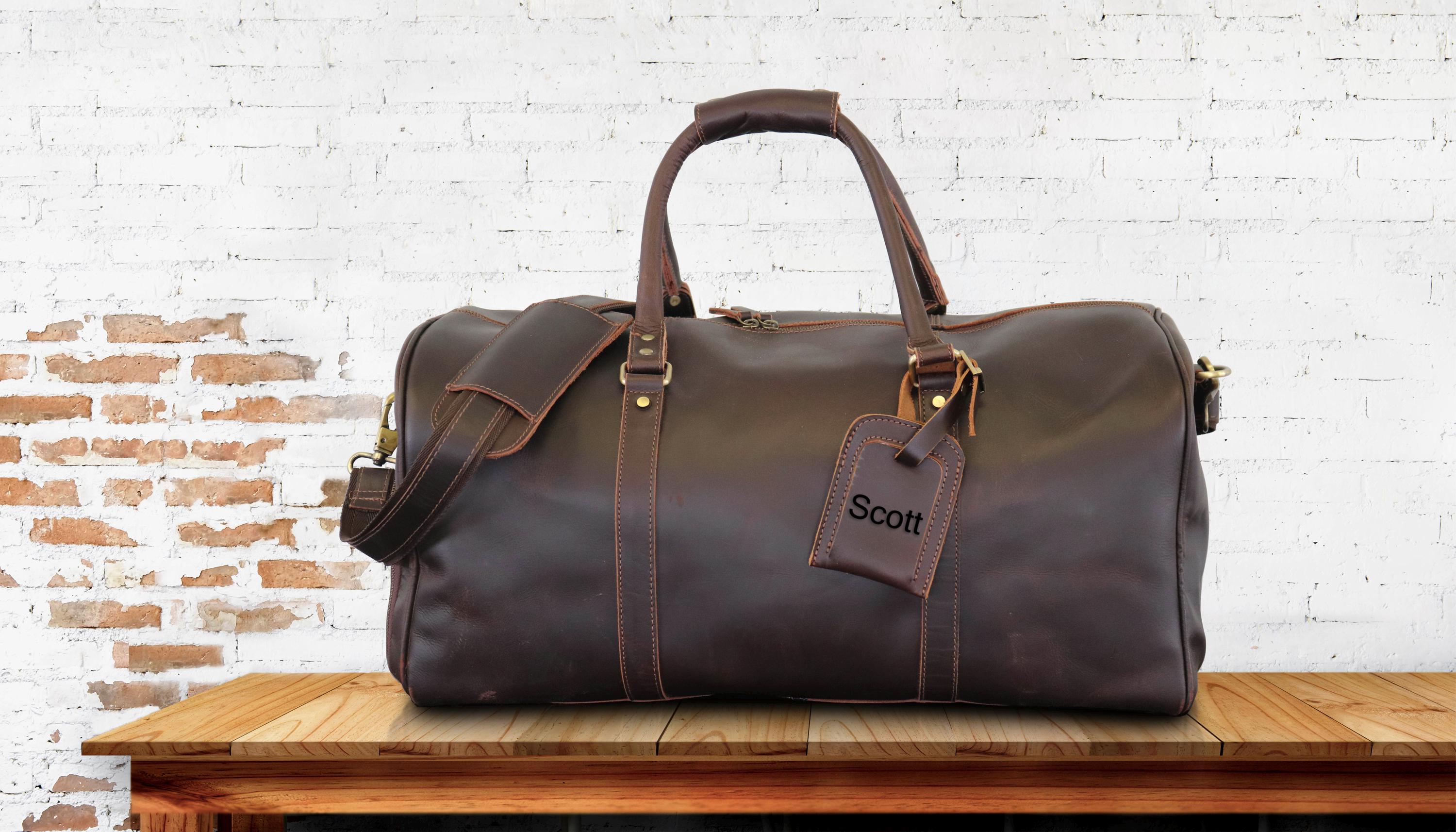 Personalized Duffle Bag Dopp Kit Bag Luggage Tag Combo Gift,best ...