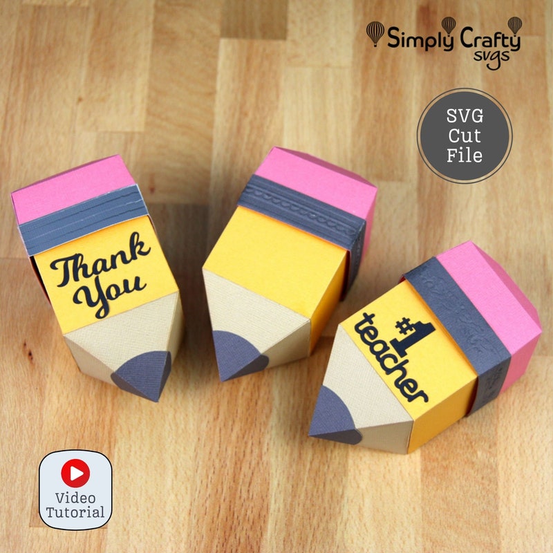 Pencil Box Svg - Etsy